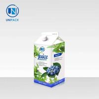 China Unipack Slim Cartons Filling Boxes Cartons Fruit Gable Top Carton for sale