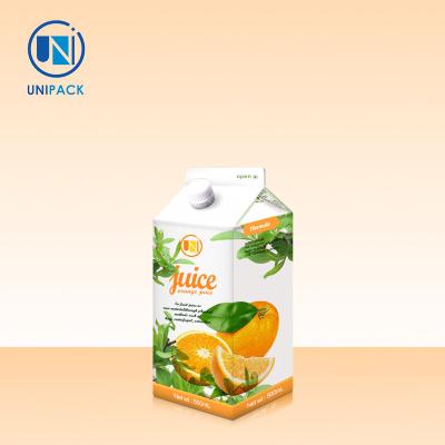 China Unipack High-end Packaging Box Milk And Juice Carton Gable Top Carton for sale