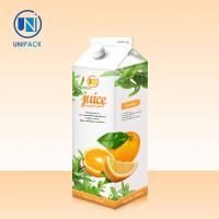 China Unipack Packaging Box Waterproof Slim Cartons Filling Boxes Cartons Fruit Gable Top Carton for sale