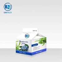 China Unipack Factory price  Box Juice Packing Cartons Fruit Gable Top for sale