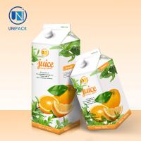 China Unipack High-end Packaging Box Gable Top Carton For Filling Juice or Milk for sale