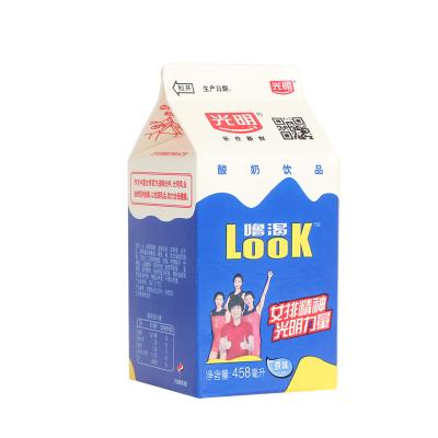 China Unipack packing material factory price, high quality 1000ml juice packing carton gable top carton box for sale