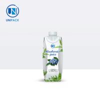 China Unipack Chinese manufacturers customized Prisma Aseptic Juice Pack Paper Carton for sale