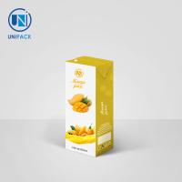 China Uniapck 2022 Hot Deals China Manufacturer Carton Packaging 200ml slim aseptic fruit juice  box for sale