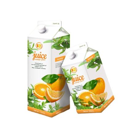 China UNIPACK Milk Aseptic Packaging Paper Aseptic Brick Carton for Juice for sale