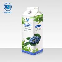 China UNIPACK GABLE TOP CARTON A/B/C TYPE FOR FILLING MILK AND JUICE CARTON for sale