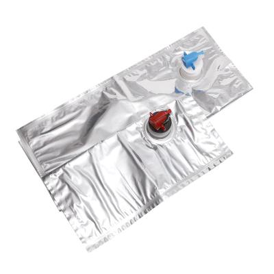 China Food Grade Milk Juice Wine Coffee Aseptic Packaging BIB Bag In Box for sale