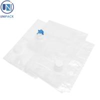 China UNIPACK Aseptic Fresh Milk Ice Cream Liquid Egg Transparent BIB Bag In Box for sale