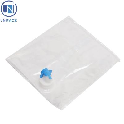 China UNIPACK Transparent Aseptic Bag in Box Fresh Milk Ice Cream Liquid Egg Packaging for sale