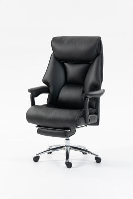 China Class4 80mm Gas Lift Heavy Duty Office Chair Adjustable Arms 350mm Chrome Metal Base for sale