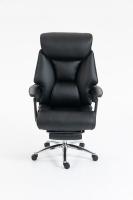 China Class4 80mm Gas Lift Heavy Duty Office Chair Adjustable Arms 350mm Chrome Metal Base for sale