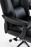 China Class4 80mm Gas Lift Heavy Duty Office Chair Adjustable Arms 350mm Chrome Metal Base for sale