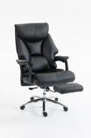 China Class4 80mm Gas Lift Heavy Duty Office Chair Adjustable Arms 350mm Chrome Metal Base for sale