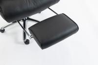 China Class4 80mm Gas Lift Heavy Duty Office Chair Adjustable Arms 350mm Chrome Metal Base for sale