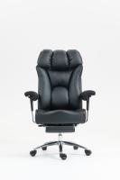 China Class4 80mm Gas Lift Heavy Duty Office Chair Adjustable Arms 350mm Chrome Metal Base for sale