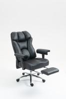China Class4 80mm Gas Lift Heavy Duty Office Chair Adjustable Arms 350mm Chrome Metal Base for sale