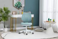 China Adjustable Height Kids Office Chair Ergonomic Lumbar Support Smooth Rolling Nylon Casters for Home Use for sale