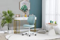 China Adjustable Height Kids Office Chair Ergonomic Lumbar Support Smooth Rolling Nylon Casters for Home Use for sale