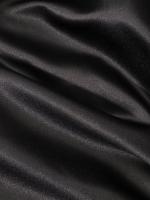 China Mini Chic Square Neck Open Back A-line Ruffle Short Black Satin Homecoming Dress for sale
