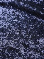 China Glamorous High Slit One-shoulder Navy Blue Sequin Bodycon Mini Short Homecoming Dress for sale