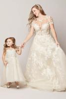 China Luxurious Beaded  Shimmering Appliqued Illusion Cap Sleeves Court Train Zipper Ball Gown White Organza Wedding Dress for sale