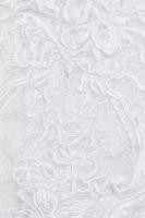 China Stunning Beaded Chapel Train Zipper Pleated Scalloped Appliqued Tulle Ball Gown White Lace Wedding Dress for sale