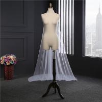 China Customized Wholesale 2 Meters Long Tulle A Top Vantage Bridal Wedding Dress Veil With Hair Comb for sale