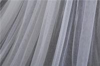 China Beautiful Customized 3m*3m Wholesale Long Cathedral Tulle Bridal Wedding White Veil With Hair Comb for sale