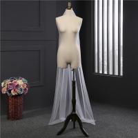 China Elegant Customized Wholesale 2m*1.5m Tulle Bridal Wedding White Veil With Hair Comb for sale