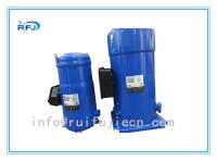 China Performer 8HP Refrigeration Scroll Compressor AC Power Blue Color SH184A4ALB R410A for sale