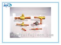 China CUBS CBV Type Refrigeration Compressor Parts Brass Ball Valve CBV12S for sale