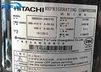 China R410A Hitachi Scroll Compressor , hermetic refrigeration compressor E605DH-59D2YG with 60020BTU / H for sale