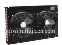 China Industrial Air Cooled Condenser And Evaporator With Two Fans For Central Air Conditioner for sale