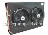 China Industrial Air Cooled Condenser And Evaporator With Two Fans For Central Air Conditioner for sale