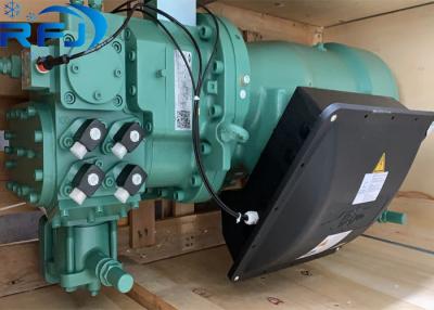 China HSN8591-180 180HP R134A Screw Refrigeration Low Temperature Semi Hermetic Compressor 400-460V 50Hz/60Hz for sale
