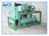 China Single Screw Type Compressor Refrigeration Condensing Units / Refrigerator Cooling Unit for sale