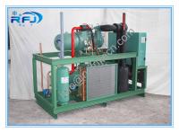 China Single Screw Type Compressor Refrigeration Condensing Units / Refrigerator Cooling Unit for sale