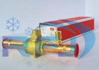 China GBC 22s Shut-Off Ball Valve with 22mm Solder ODF/ODF Connection and Cv Value 38.5 for sale