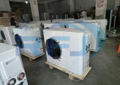 China Single Fan Outer Rotor Box Type Unit Medium-High Temperature Refrogeration Condensing Unit R404A R22 for sale