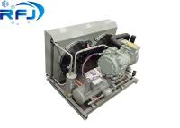 China Durable 3-5HP Low Temperature Open Semi-Enclosed Air-Cooled Condenser Unit for Industrial Cooling for sale