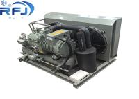 China Durable 3-5HP Low Temperature Open Semi-Enclosed Air-Cooled Condenser Unit for Industrial Cooling for sale