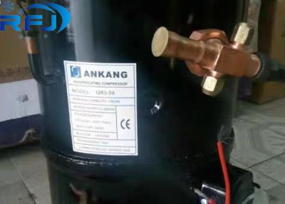 China 3HP R404a QR3-58 Ankang Hermetic Piston Refrigeration Compressor 220-460V 3PH 50Hz or 60Hz for sale