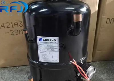 China 3.5 HP R404a QR3-74A Ankang Hermetic Piston Refrigeration Compressor for 220-380V 3PH 50Hz or 380-460V 60Hz Applications for sale