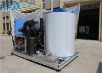 China Air Cooling System Big Ice Block Making Machine Commercial Production 10 Tons / Day for sale