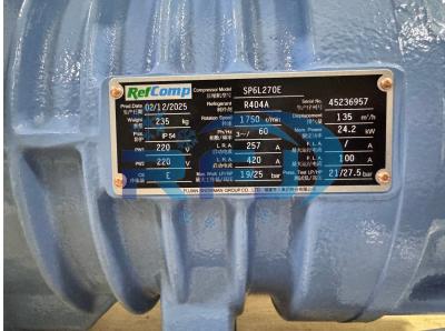China RefComp SP6-L-270E Piston Semi-Hermetic Compressor for sale