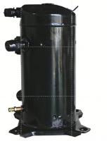 China Single Phase Copeland Scroll Compressor Catalogue ZR28KM-PFV Freezer R22 Refrigerant for sale
