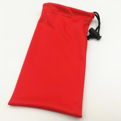 China Customized Microfiber Glasses Bag 160-230gsm For Eyewear Protection for sale