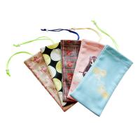 China Customized Color Microfiber Glasses Pouch Eyewear Microfiber Cover For Packaging for sale