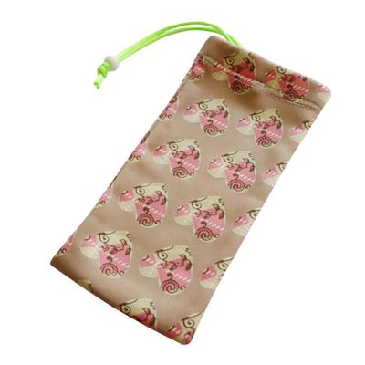 China Rectangular Microfibre Glasses Pouch Customized Packaging For Eyewear Protection for sale