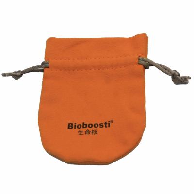 China Soft Durable Microfiber Jewelry Pouch Jewelry Storage Packaging With Custom Logo for sale
